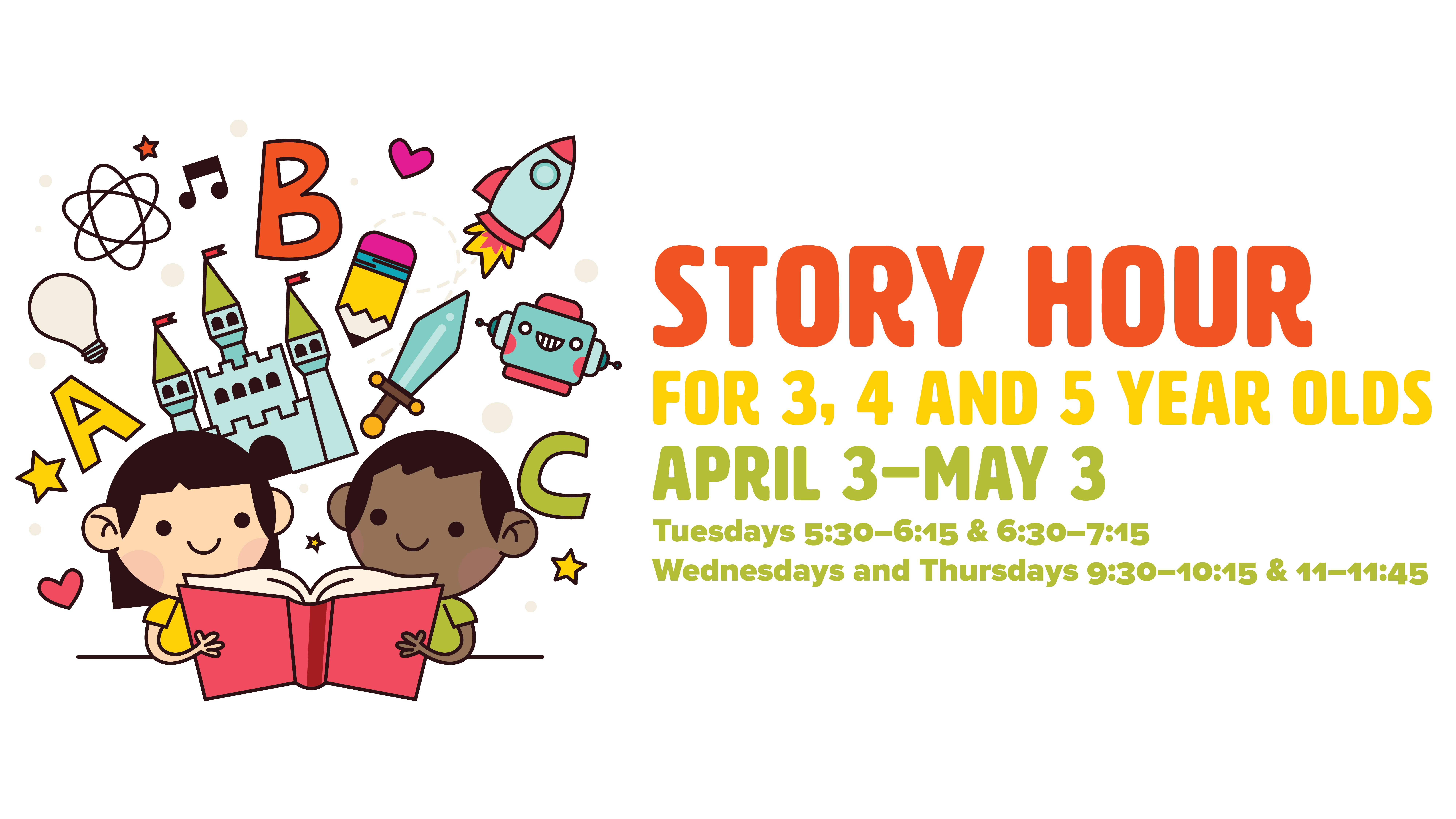 Story Hour for Three, Four, and Five-Year-Olds | Normal Public Library