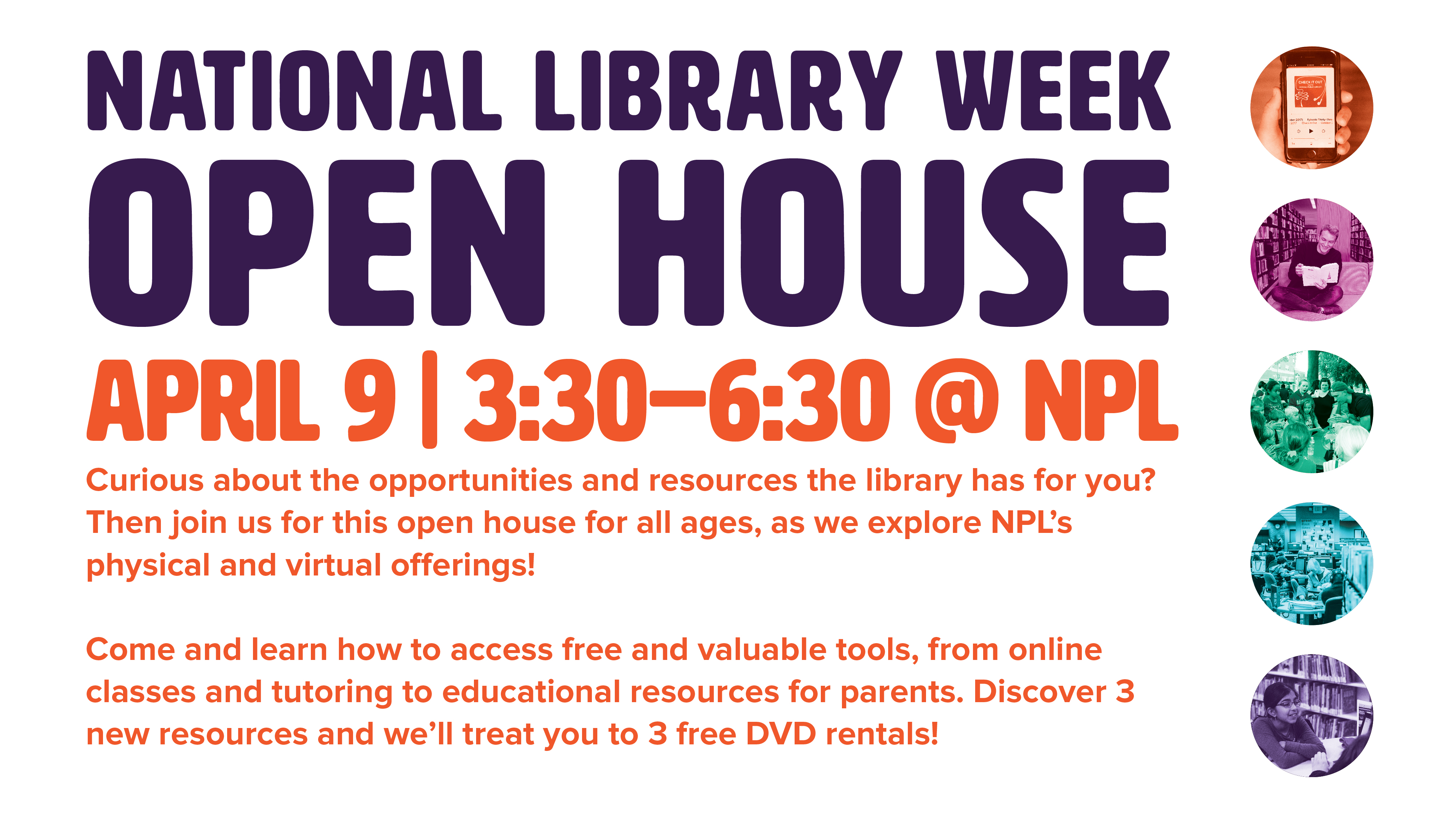 National Library Week Open House | Normal Public Library