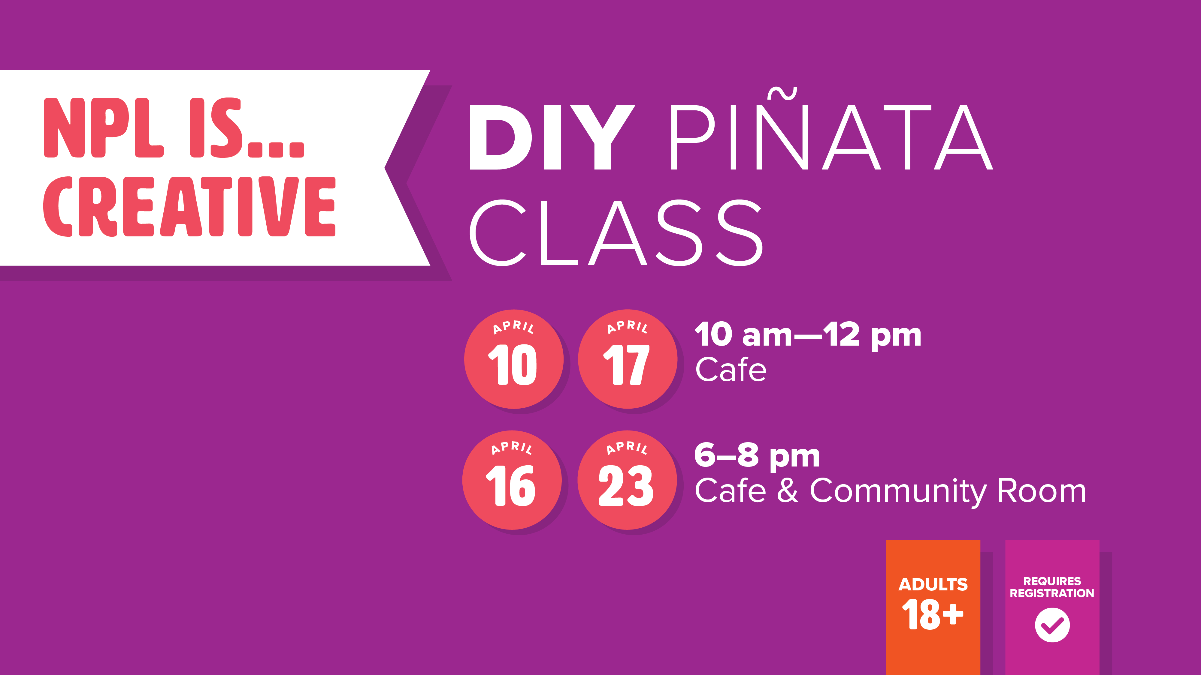 Piñata-Making Class | Normal Public Library
