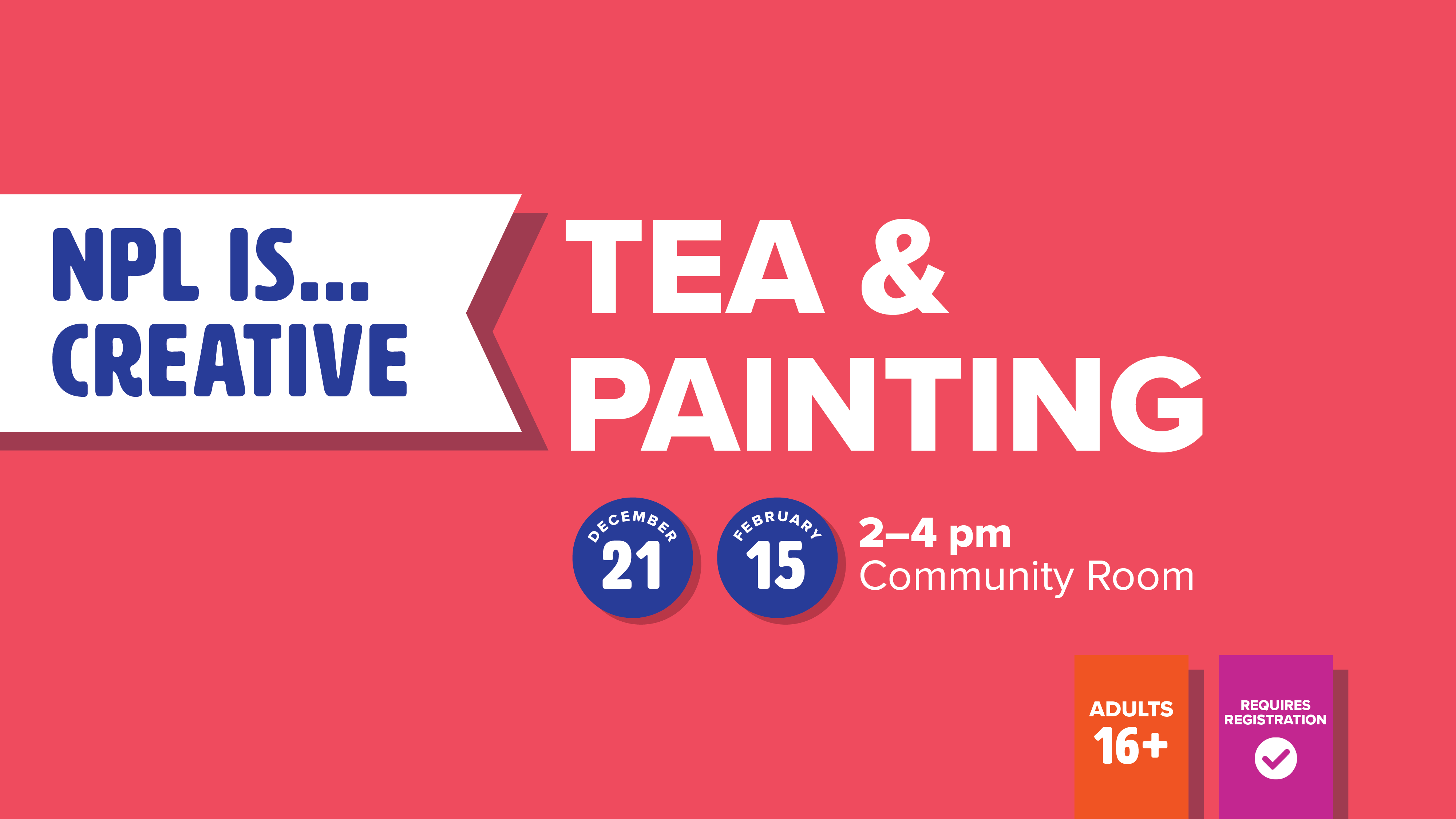 Tea & Paint Class | Normal Public Library